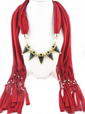 China Charm triangle Necklace Pendant scarf jewelry for sale