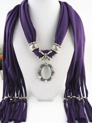 China Fashion cat eye's pendant fashion popular tassel scarf jewelry for sale