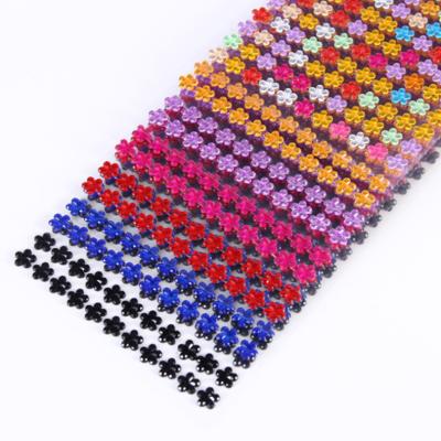 China Wholesale Sparking colorful Acrylic Diamond plum blossom wedding decoration diamond for sale