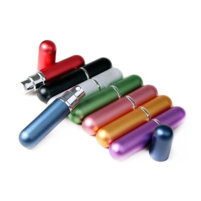 China Hot Sale 5ml Perfume Spray Pump Travel Perfume Atomizer Without Hole on the bottom for sale