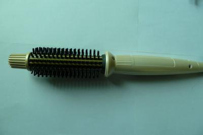 China Tourmaline Ceramic 110v Hair Curling Comb ￠38mm / Beauty Salon Styling Curler Brushes for sale