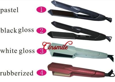 China Electric Ceramic Flat Iron Hair Straightener Adjustable Temperature for sale