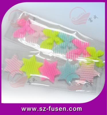 China Colored Nylon Decorative Velcro Hair Clips With Star , Custom & Durable for sale