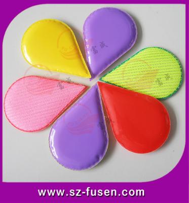 China Flower Decorative Velcro Hair Clips With Tear , Baby Girl Hair Clips for sale