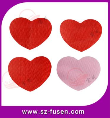 China Pink / Red Foam Velcro Hair Clips For Fine Hair , Baby Velcro Hair Bows for sale