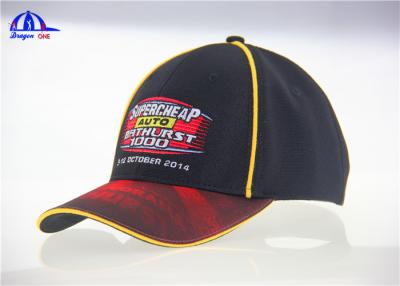 China 100% Polyester Ottoman 6 Panel Embroidered Baseball Caps With Submilation Logo for sale