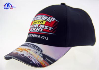 China 6 Panel Polyester Embroidery Golf  Baseball Cap With Sublimation Printing for sale