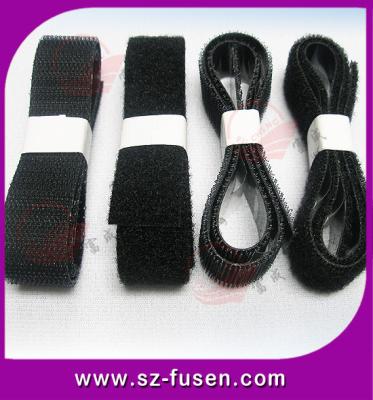 China Industrial Strength Adhesive Velcro Tape 20mm , Nylon + Heat Melt Glue for sale