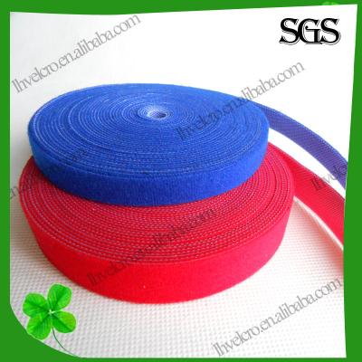 China Blue Heavy duty self-adhesive velcro tape for industrial use for sale