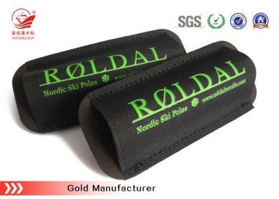China Durable Black / White Ski Velcro Band OEM With 100% Nylon , EVA Colourful Logo for sale