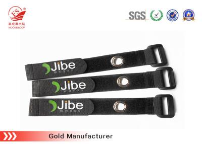 China Metal Detectable Velcro Cable Tie Holder With Plastic Buckle , Quick Release for sale