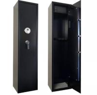 China Security Standing Gun Safe Locker 1450x350x300mm for 3-5 Guns with Dual Lock System for sale