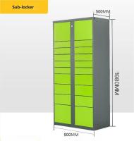China 21.5 Inch Screen Electronic Storage Locker Main and Sub Locker H1980mm Cold Rolled Steel for sale