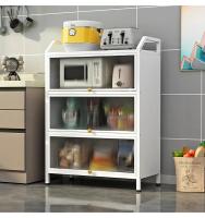 China Knock Down Modern Kitchen Cabinet Floor Movable Storage Rack 55cm 80cm RAL Color for sale