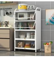 China Knock Down Modern Kitchen Cabinet Floor Movable Storage Rack 55cm 80cm RAL Color for sale