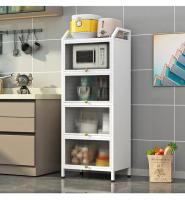 China Knock Down Modern Kitchen Cabinet Floor Movable Storage Rack 55cm 80cm RAL Color for sale