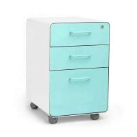 China Mobile Pedestal Drawer 400mm Width 3 Drawer Steel Filing Cabinet A4 for sale