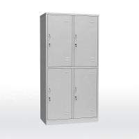 China Industrial Steel 4 Door Storage Cabinet 900mm Wide 40kgs Shelf Capacity for sale