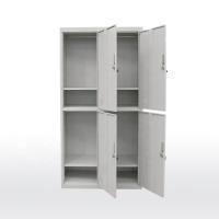 China Industrial Steel 4 Door Storage Cabinet 900mm Wide 40kgs Shelf Capacity for sale