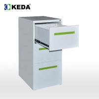 China Three Drawer Lateral Filing Cabinet 620mm Depth Steel Commercial File Cabinet for sale