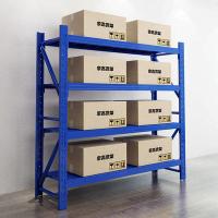 China Heavy Duty Warehouse Storage Shelf 2000x500mm Adjustable 100-300kg Capacity Boltless Assembly for sale