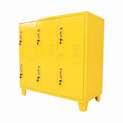 Cina Armadio di stoccaggio dell'acciaio di sicurezza della porta di Mini Small 6 con uso dell'ufficio della serratura in vendita