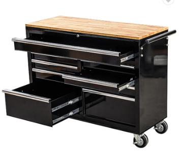 Cina Carretto di legno del carrello portautensili dei cassetti del banco da lavoro 9 del Governo di attrezzi per bricolage del metallo in vendita