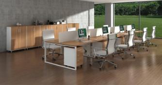 Cina Stazione di lavoro semplice dell'ufficio dello scrittorio di studio dell'ufficio progetti con la struttura d'acciaio in vendita