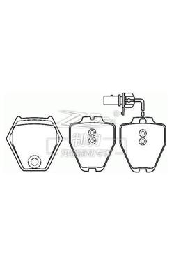 China D839 Audi A8 Vorbremsbeläge 4B0698151S Ersatz des Vorbremsbelägers zu verkaufen