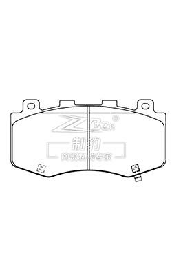 Cina Jeep 2018 Grand Cherokee, Ceramic Brake Pad,D2152,68399095AB,F in vendita