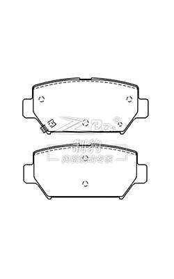 Cina Mitsubishi Eclipse Cross, Ceramic Brake Pad, D2156,4605C012,R in vendita