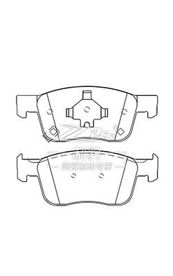 Cina 2014 Chevrolet Sail Gen-3, Ceramic Brake Pad, D1942,90921493, F in vendita