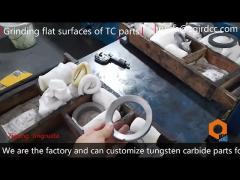 tungsten carbide factory show， how to Grinding the flat surface of the part