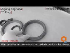 Ra0.25 Tungsten Carbide Seal Rings HRA 89-91 Wear Resistance