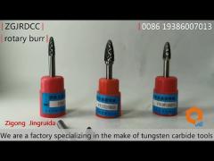 Cemented Double Cut Carbide Burr Rotary Tungsten Carbide Grinding Bit