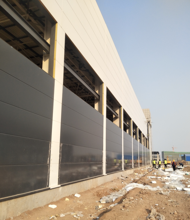 Steel structure assembly process