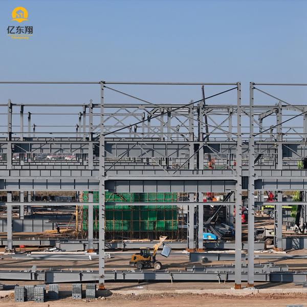 Quality Modern Steel Structure Building with Bolt Connection and Roller Shut Door for sale