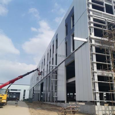 China Eco-friendly Easy to Assemble Prefabricated Steel Structure Building with Paint or Galvanizing Treatment for sale