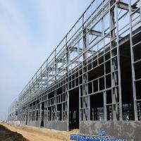 China Pre Engineered Steel Warehouse Building with Sandwich Panel Cladding for sale
