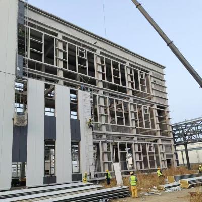 China Fire Resistance Steel Frame Building Construction High Durability Prefab Metal Warehouses for sale
