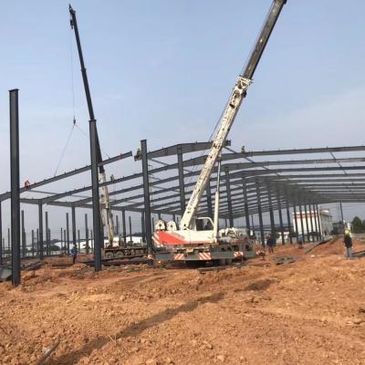 China Customized Steel Structure Shop With Bolt Connection And Welded H Beam for sale