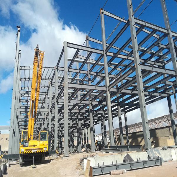 Quality Custom Prefabricated Steel Structure Warehouse Construction Q355B Material for sale