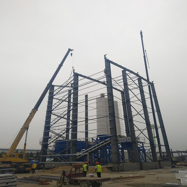 Steel structure connection detail