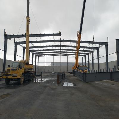 China Modular Steel Frame Building Workshop Prefabricated Metal Structure Warehouse for sale