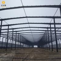 Quality Q355 Q235 Steel Aircraft Hangar with Aluminum Alloy Window 50-70 Years Life for sale