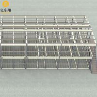 China Galvanized Steel Structure Shed with Customizable Wind Resistance for sale