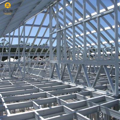 China Steel Frame Building Construction 10000 sqm Galvanized Square Tube for sale