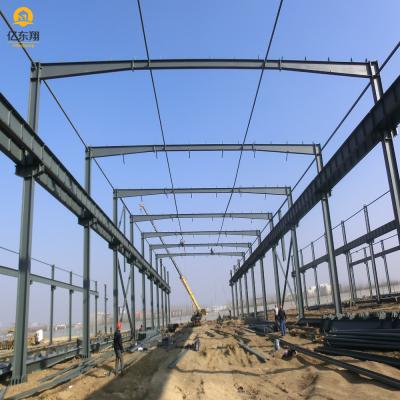 China Construcción de estructuras industriales de acero flexible Taller de fábrica Portal de construcción de estructuras en venta