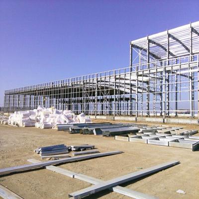 China Steel Frame Building Construction with Thermal Insulation 35-Day Delivery for sale