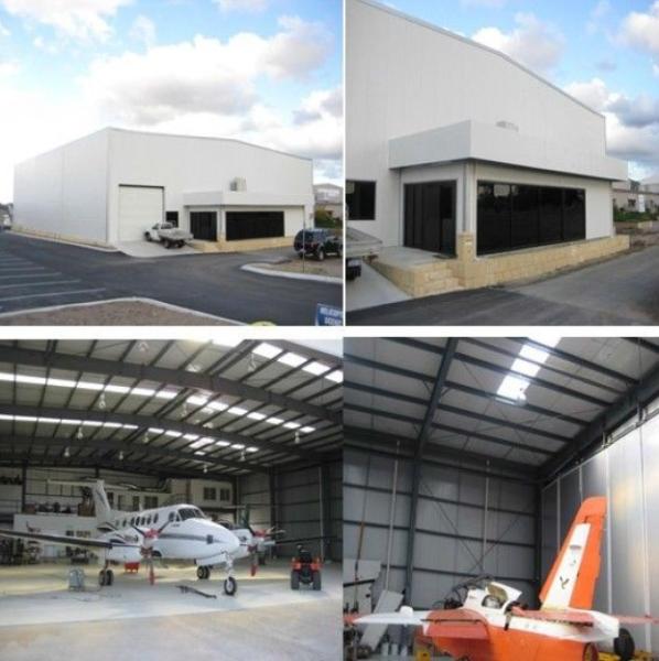 Quality Q235B/Q345B Steel Structure Hangar 30 Years Life Span for sale